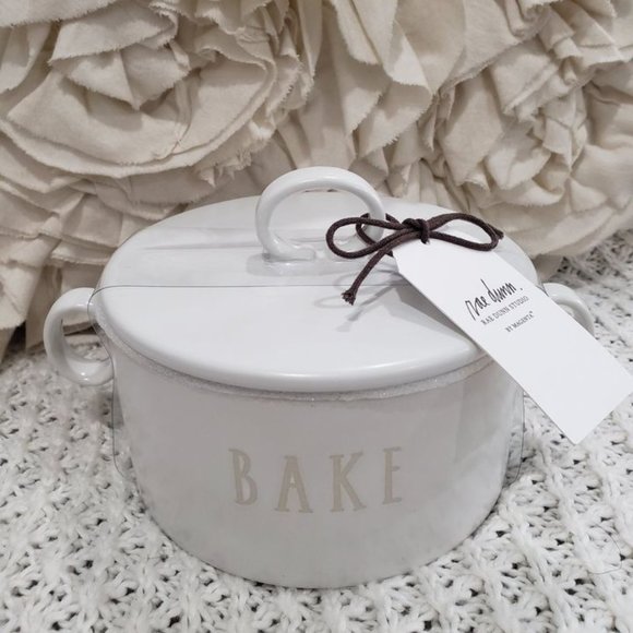Rae Dunn | Dining | Rae Dunn Bake White Dish Studio Collection | Poshmark